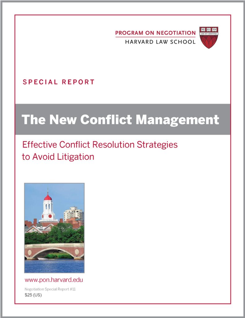 Free Reports - PON - Program on Negotiation at Harvard Law School