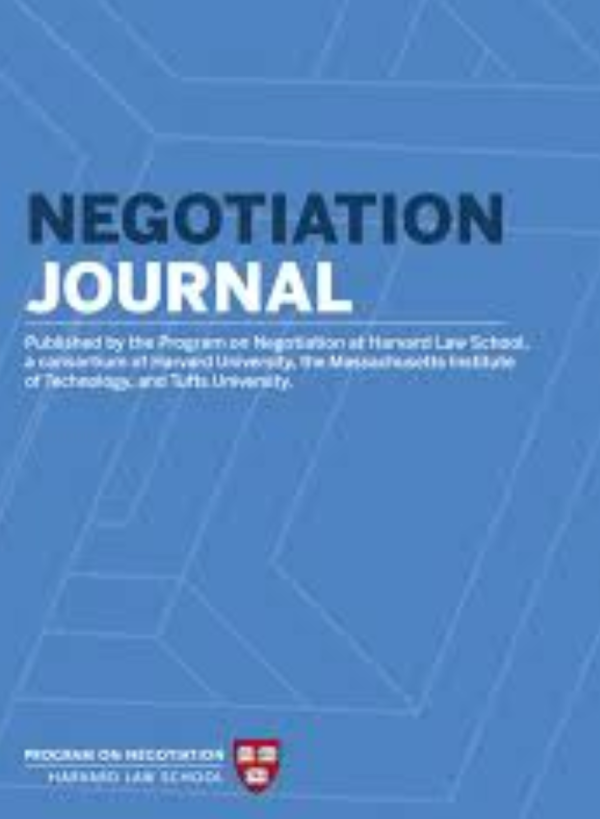 Prepare for the Semester: Negotiation Pedagogy Articles from the ...
