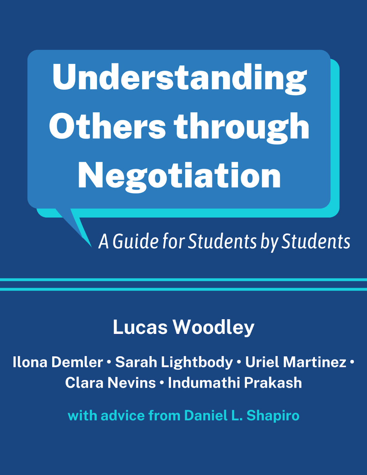 PON Live! Book Talk: Understanding Others through Negotiation: A Guide ...